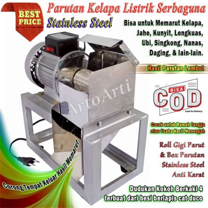 Jual Parutan Kelapa Mesin Parut Kelapa Parutan Kelapa Listrik Parut ...