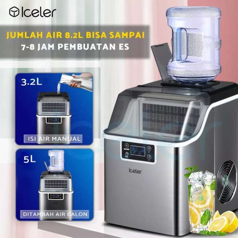 Jual Mesin Es Cube Iceler Pembuat Es Batu 25kg Perhari Rumah Kantor ...