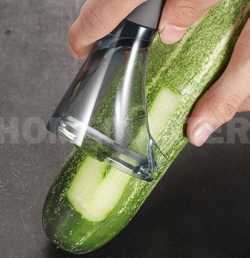 Jual Peeler/alat Pengupas Premium Stainless Handle Silicone Hitam ...