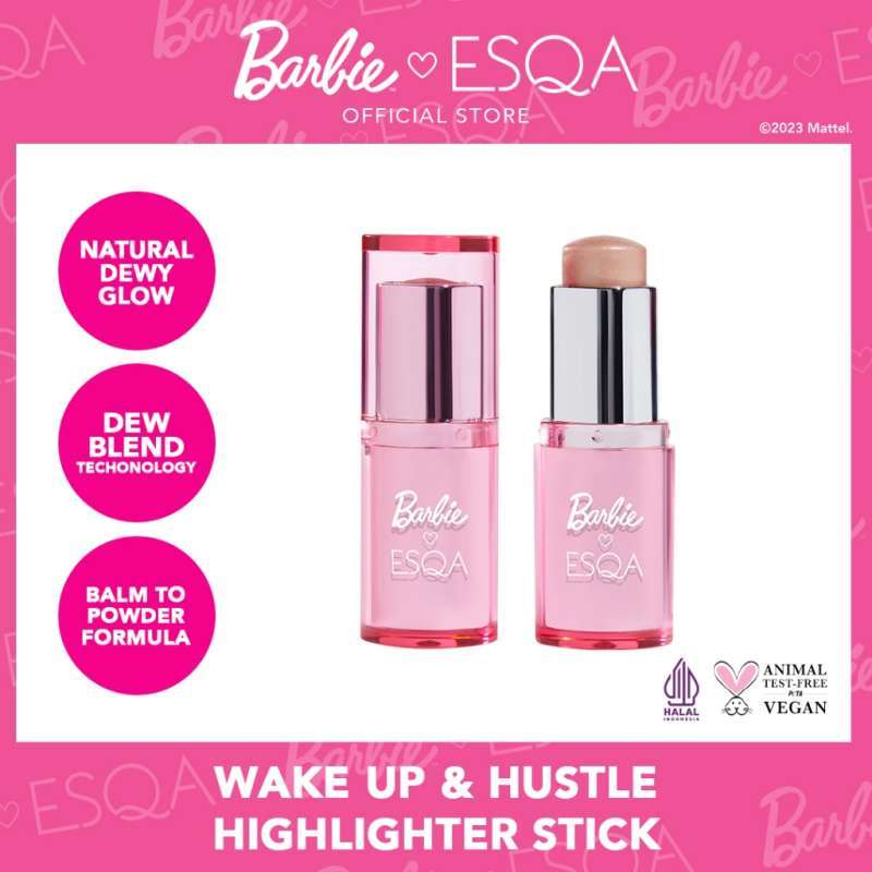 Jual Barbie™ X Esqa Wake Up & Hustle Highlighter Stick - Cotton Candy ...