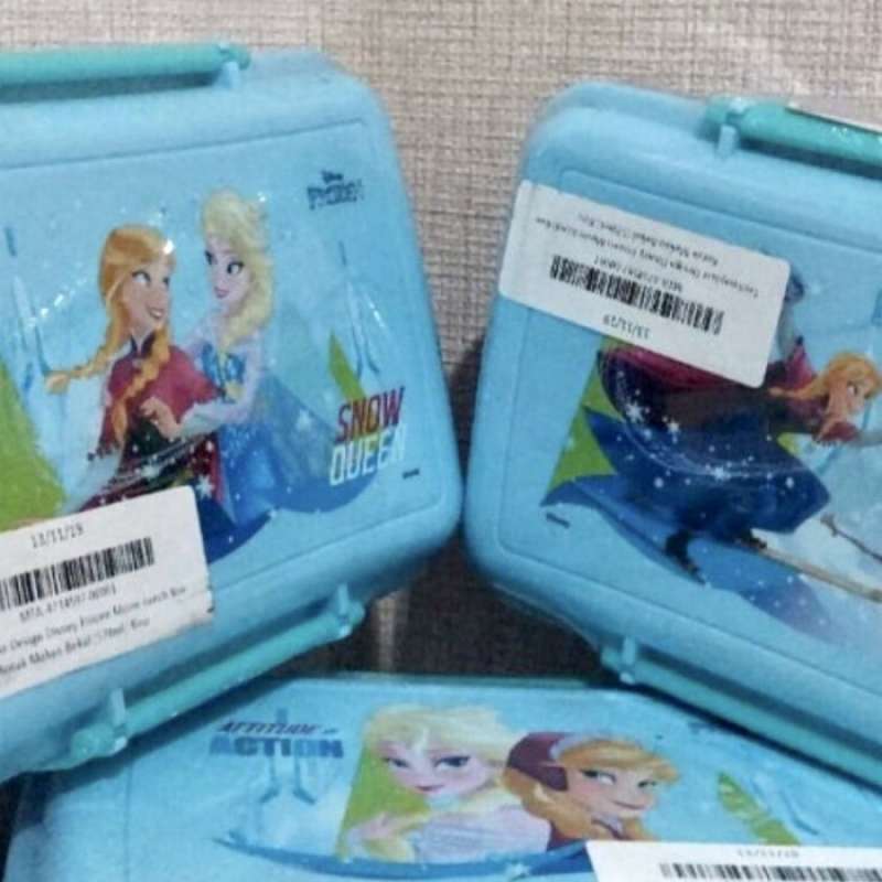 Jual Lunch Box Frozen Elsa Anna Disney Kotak Makan Bekal Botol Minum Di ...
