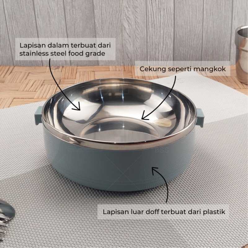 Jual Rantang Lunch Box 4 Susun Polos Lucu Elegan Tempat Bekel Makanan ...