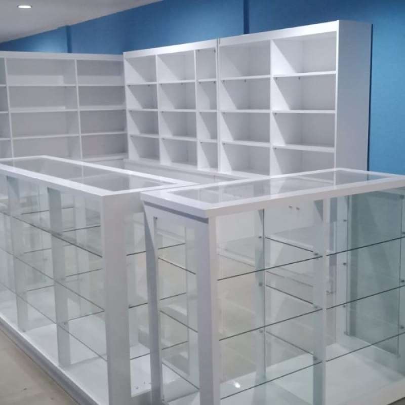 Jual Rak Display Etalase Apotek&toko Obat Custom Di Seller Crown ...