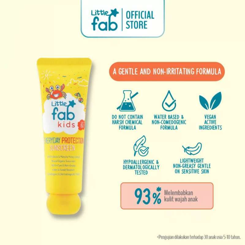 Jual Little Fab Everyday Protection Sunscreen Spf 50 Pa ++++ Di Seller ...