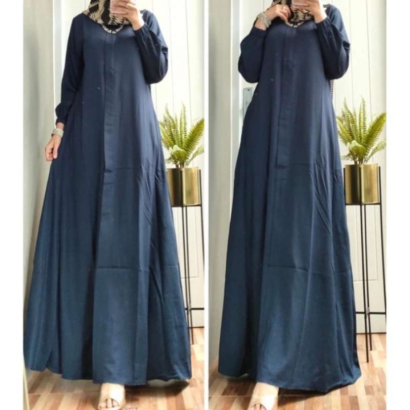 Promo Maryam Dress. Baju Gamis Wanita Dewas Cey Cincle Airflow Terbaru ...