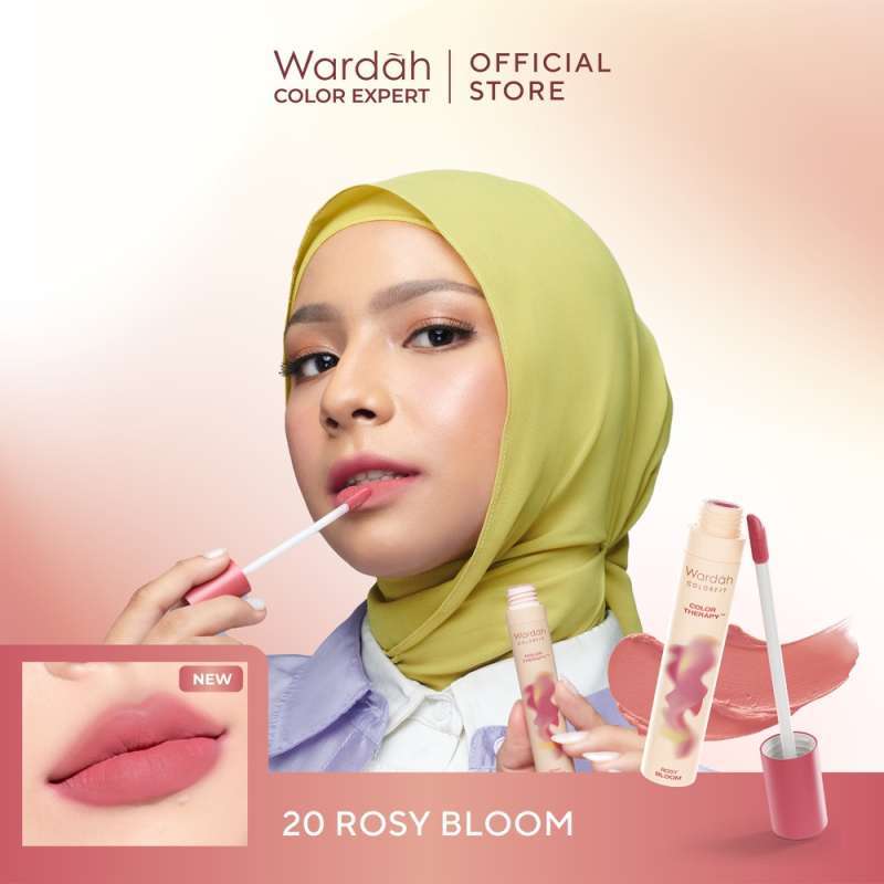 Promo Wardah Colorfit Velvet Matte Lip Mousse Color Therapy - 20 Rosy ...