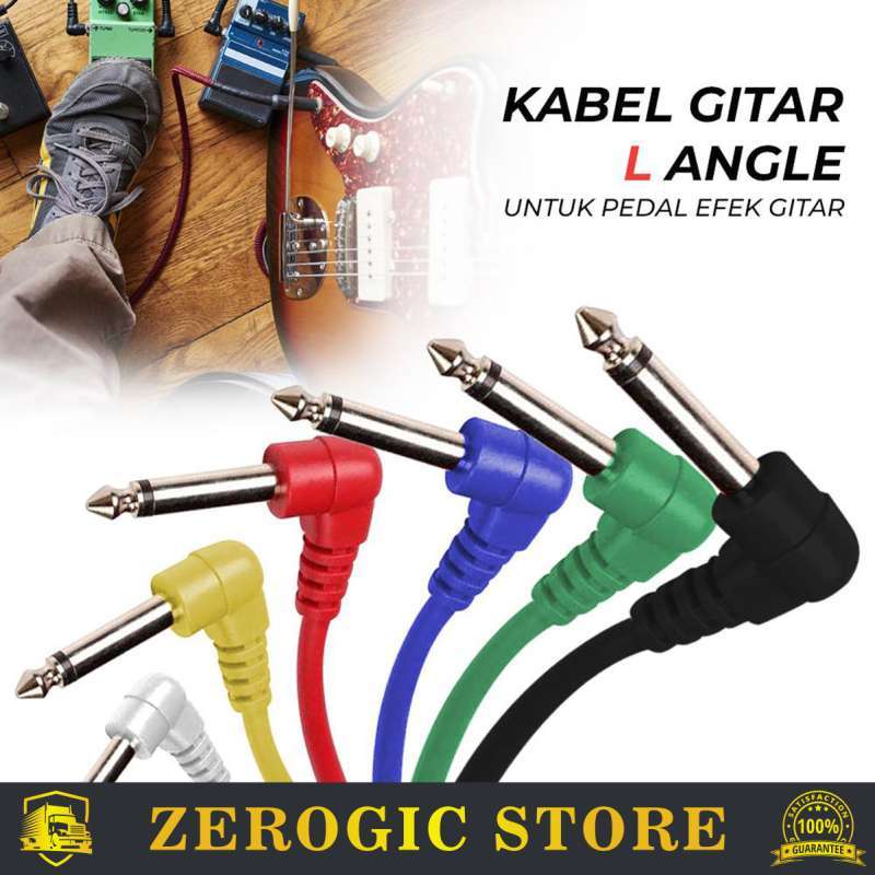 Jual Set Enam Kabel Tali Konektor Pedal Gitar Sound Efek Instrumen ...
