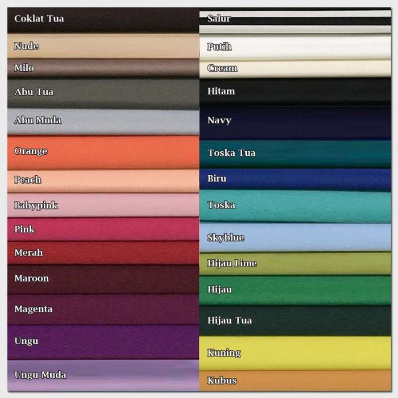 Jual Premium Scuba Koleksi Kain Warna Terbaru Terlengkap Di Seller Mama ...