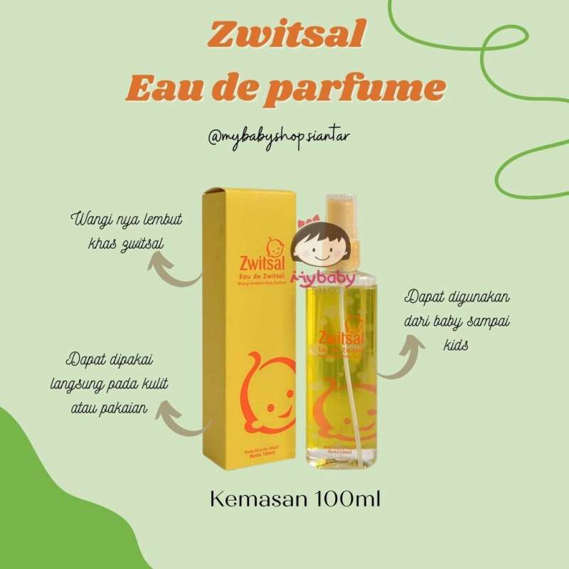 Jual Zwitsal Eau De Zwitsal 100ml/body Mist Zwitsal/cologne Colon Di ...