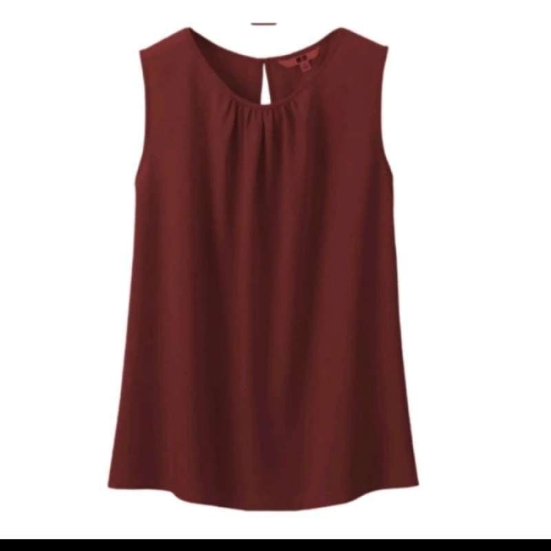 Jual Inner Tanpa Lengan Putih Wanita Dalaman Blazer, Putih Di Seller ...