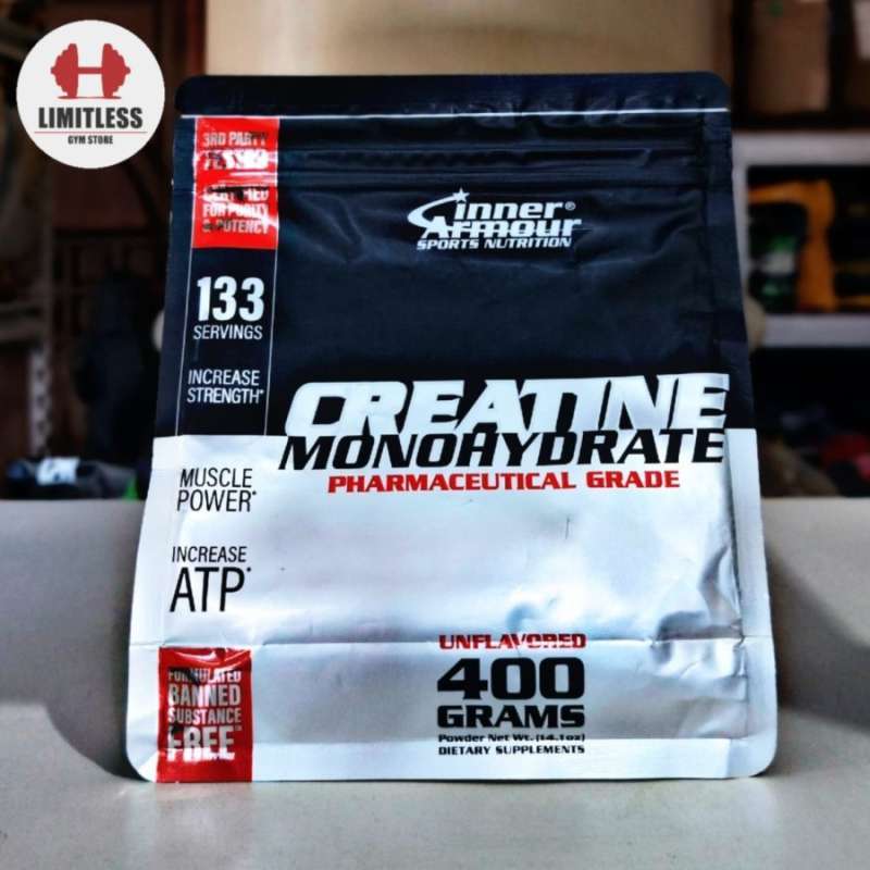 Promo Inner Armour 100% Creatine Monohydrate 400 Grams Import Kreatin ...