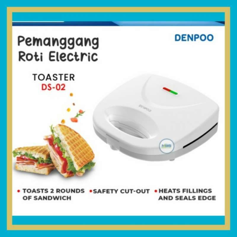 Promo Toaster Denpoo Ds-02d Pemanggang Roti Electric Praktis Diskon 23% ...