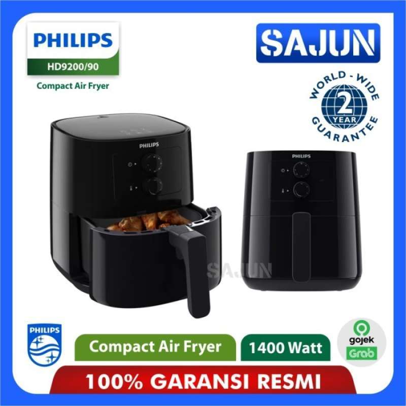 Promo Philips Essential Airfryer Hd9200/90 Compact Deep Fryer Hd-9200 Diskon 23% Di Seller ...