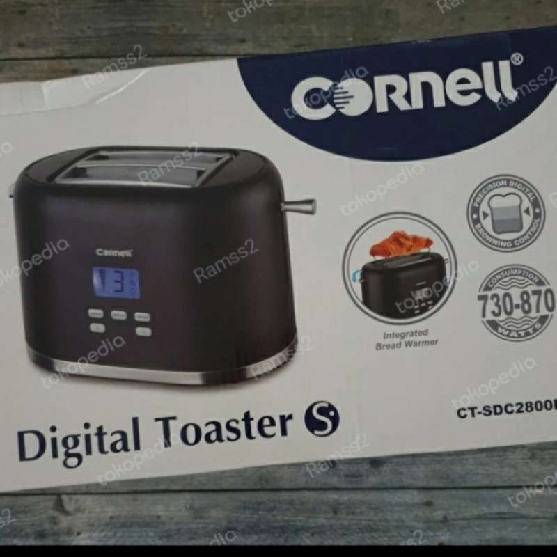 Promo Cornell digital toaster ct-sdc2800bk... 870watt.. Diskon 23% Di ...