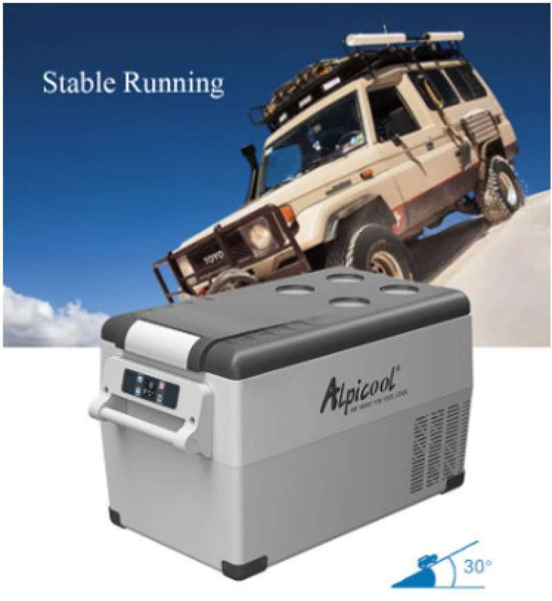 Promo Alpicool Set Kulkas 55l Portable Car Mobil Mini Fridge Es Freezer ...