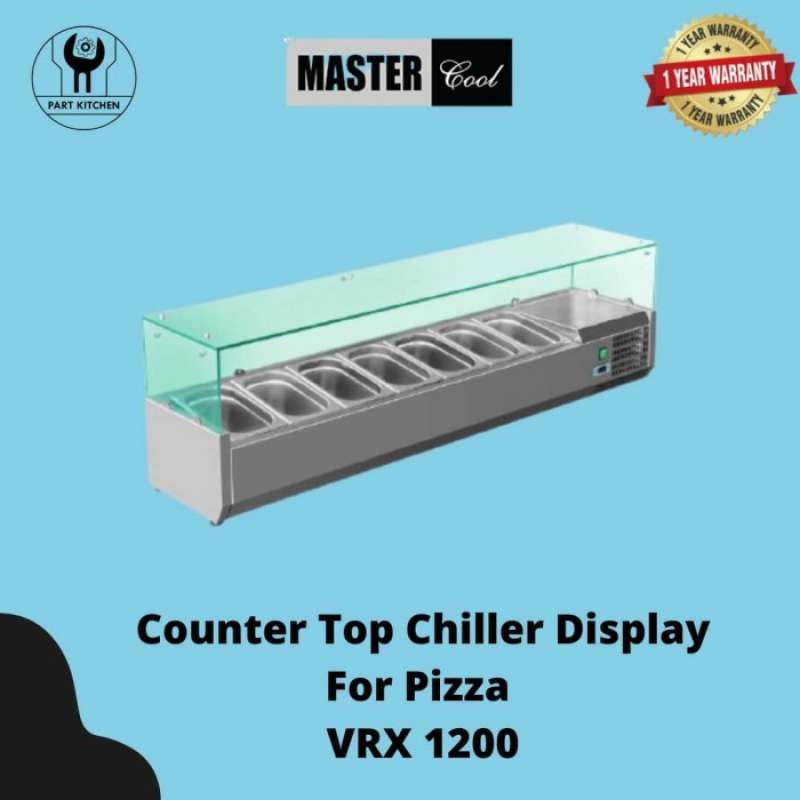 Promo Mastercool Chiller Counter Top Display For Pizza Vrx 1200 Diskon ...