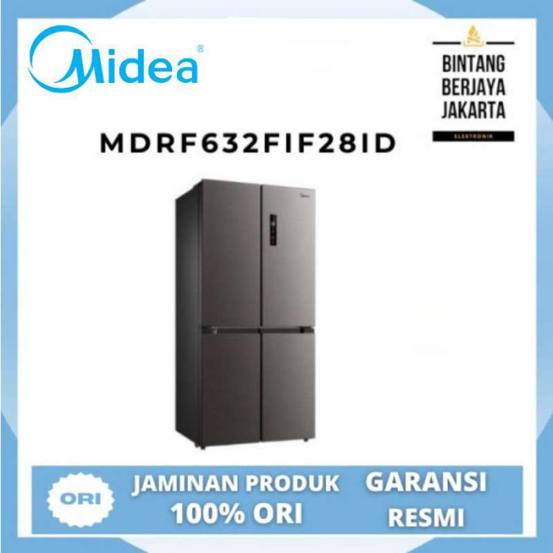 Promo Midea Mdrf632fif28id Kulkas 4 Pintu Multi Door 474l Diskon 23% Di Seller Satou Store ...