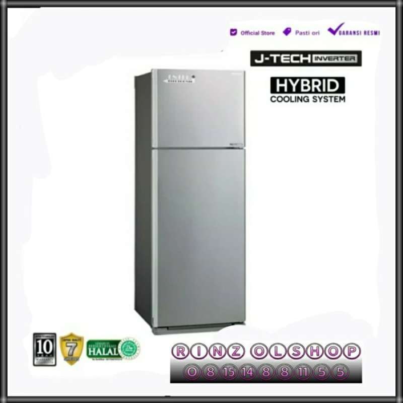 Promo Kulkas Sharp Sj-ig570pm Sl J-tech Inverter 2 Pintu Hybrid Cooling ...