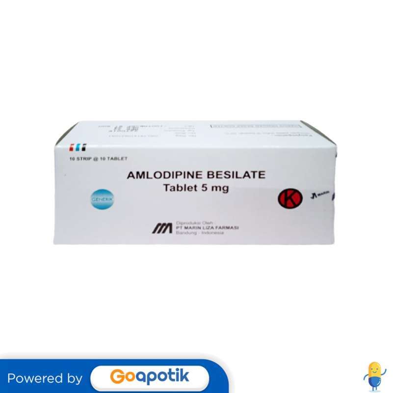 Jual Amlodipine Marin Liza 5 Mg Box 100 Tablet Di Seller Apotek Tirza ...