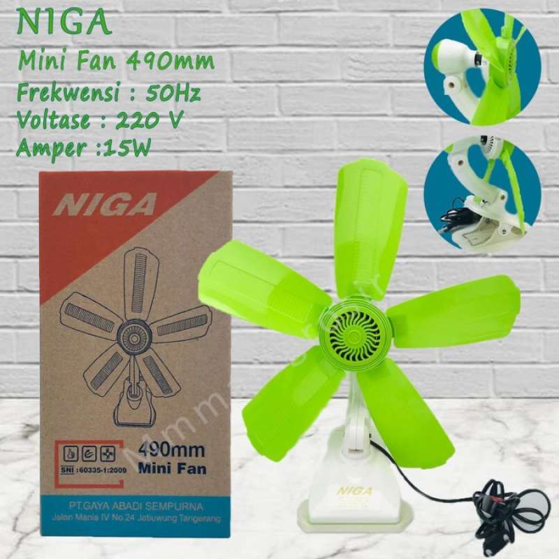 Promo Kipas Angin Mini Fan Niga 3 In 1 Multi Diskon 23% Di Seller ...