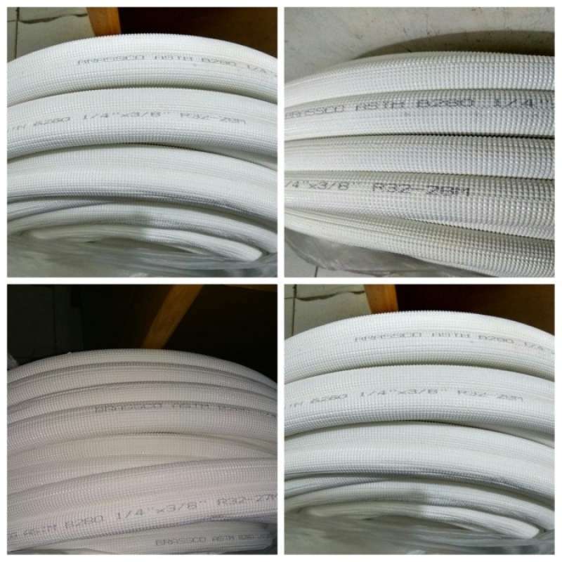 Promo Pipa Ac 1/2pk - 1pk Ukuran 1/4 X 3/8 Set Dengan Isolasi - Brassco ...