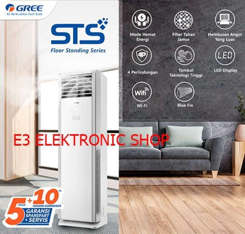 Promo Gree Gvc 24 Sts Deluxe Floor Standing 3 Pk Diskon 23% Di Seller ...