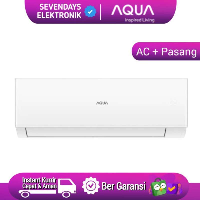 Promo Ac Aqua 1/2 Pk Aqa Kcr05ahq Turbo Cooling 360 Watt Standard + Pasang Diskon 23% Di Seller ...
