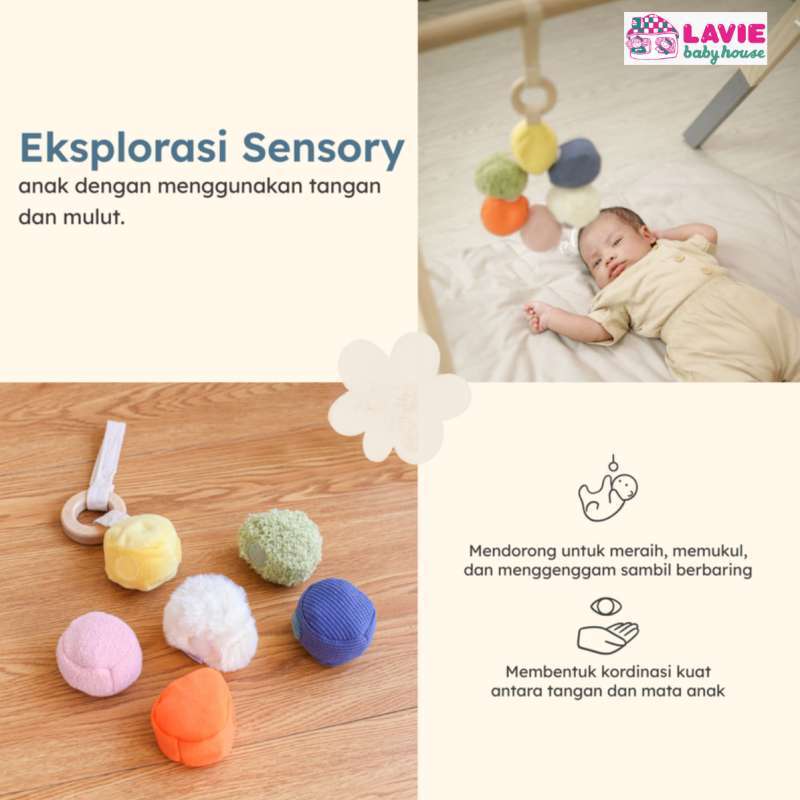 Jual Learning Time Modular Mobile - Mainan Gantung Sensorik Newborn 0-6 ...