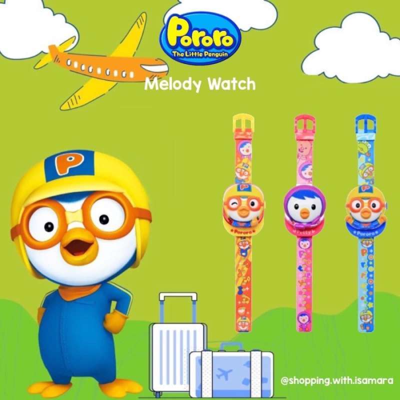 Jual Pororo Melody Watch / Jam Tangan Anak / Arloji - Biru Di Seller ...