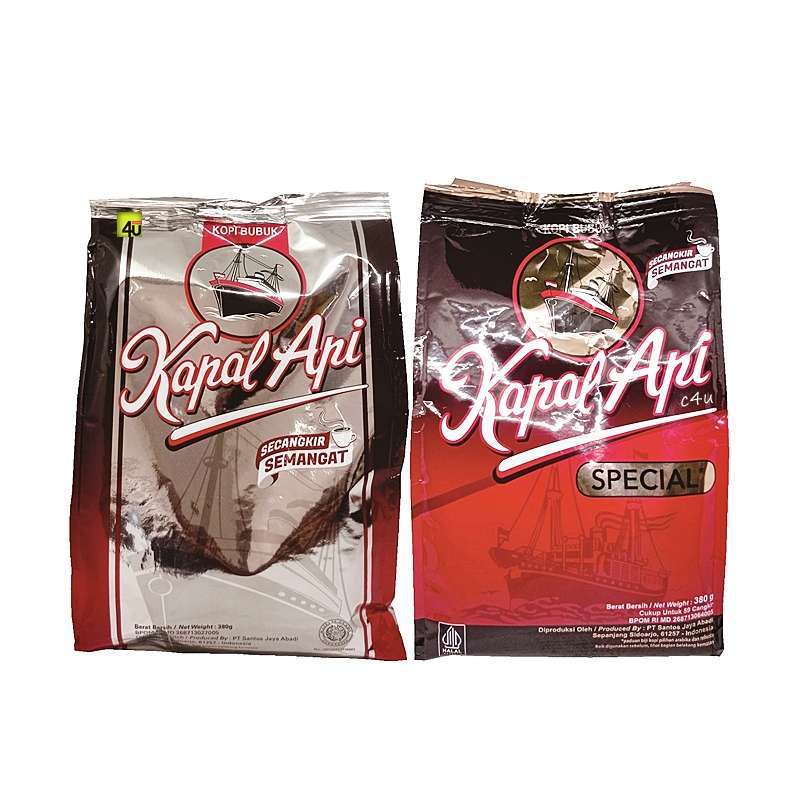 Promo Kapal Api - Kopi Tubruk Murni - Bag 350 Gr - Silver Diskon 6% Di ...