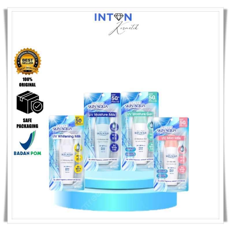 Jual Skin Aqua Sunscreen Spf 50 Pa++++ Tutup Putih | Tutup Biru | Tutup ...