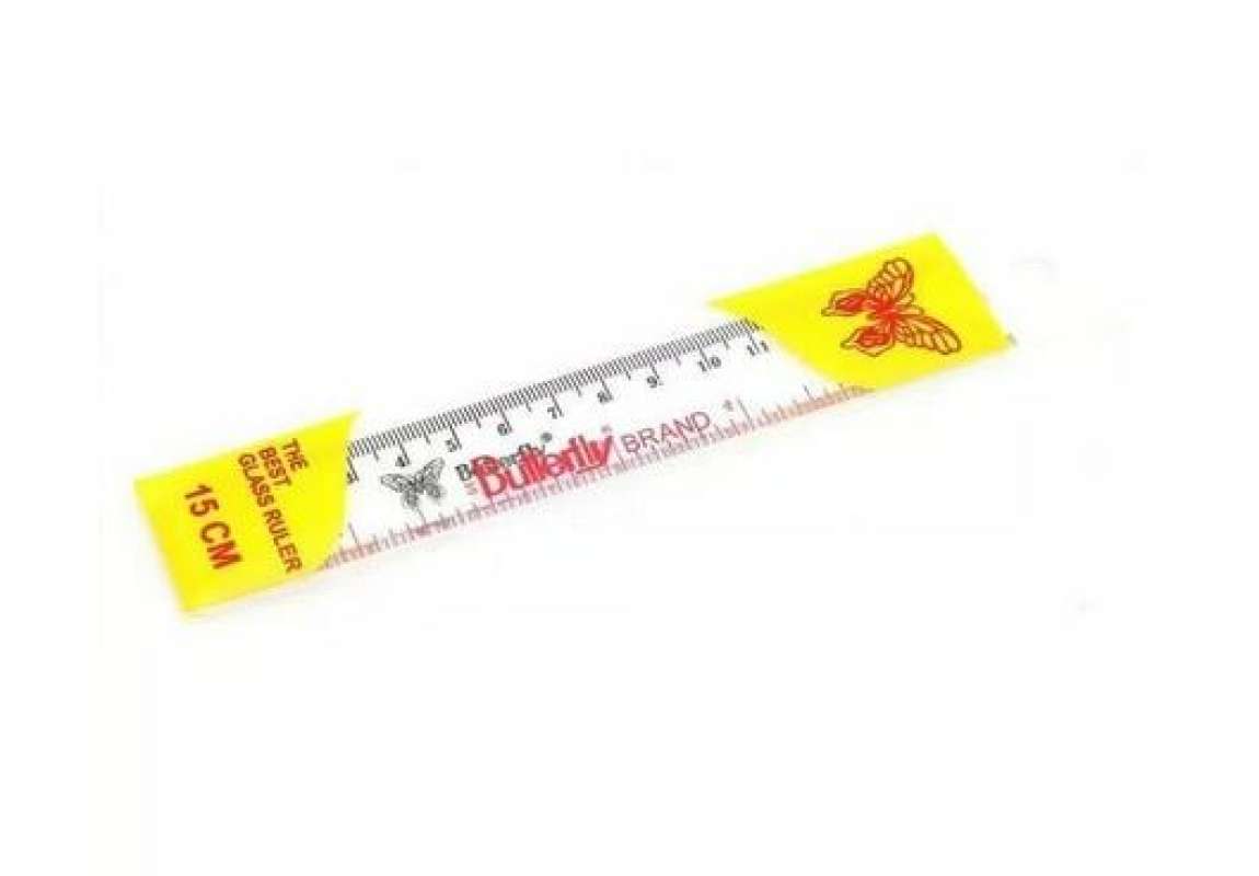 Jual Penggaris Plastik 15 Cm Butterfly Di Seller Abc Pasar Pagi Lama ...