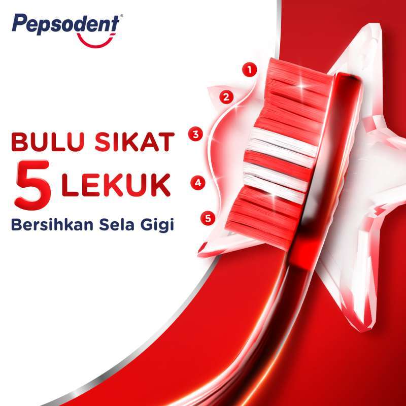 Promo Pepsodent 5 Star Sikat Gigi [3 Pcs] Diskon 2% Di Seller Unilever ...