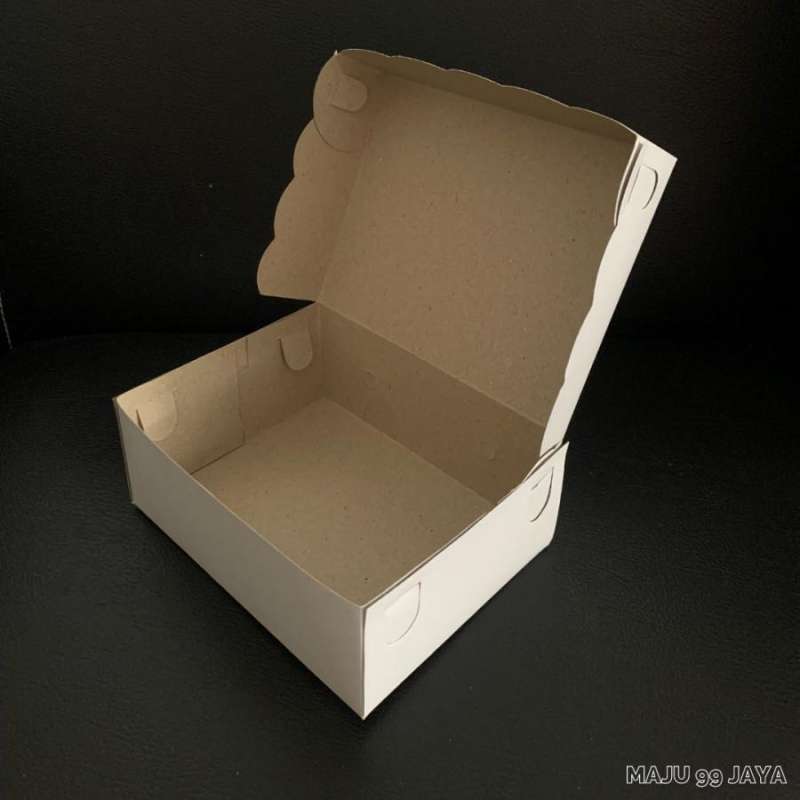 Jual Dus Kotak Kue Snack Box R5 12,5x16x6,5 Cm Duplex Coated (310gsm ...