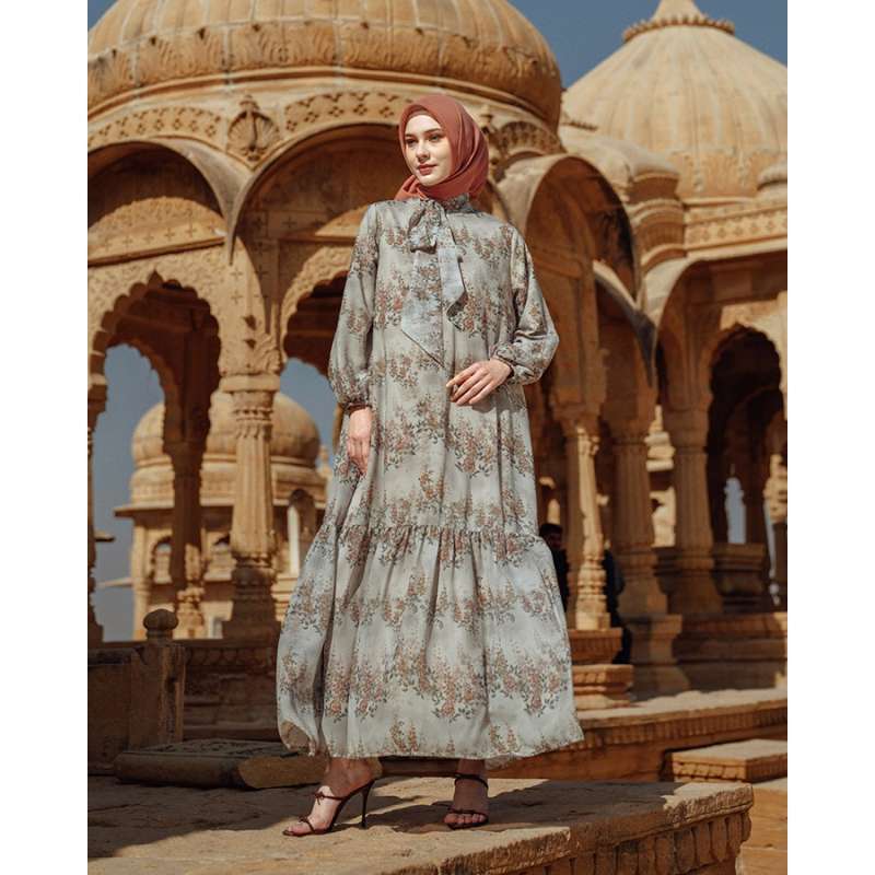 Promo Heaven Lights - Daisy Dress - Gamis Ruffle Motif Wanita Muslim ...