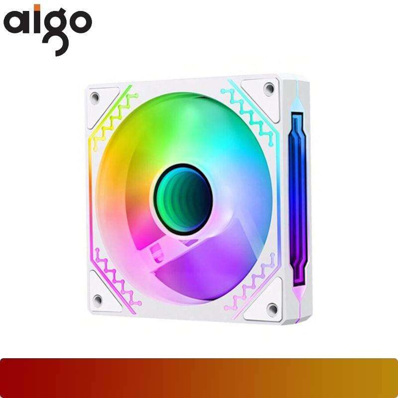 Jual Aigo Air12s Argb Fan Casing Reverse 12cm Single Black And White Di ...