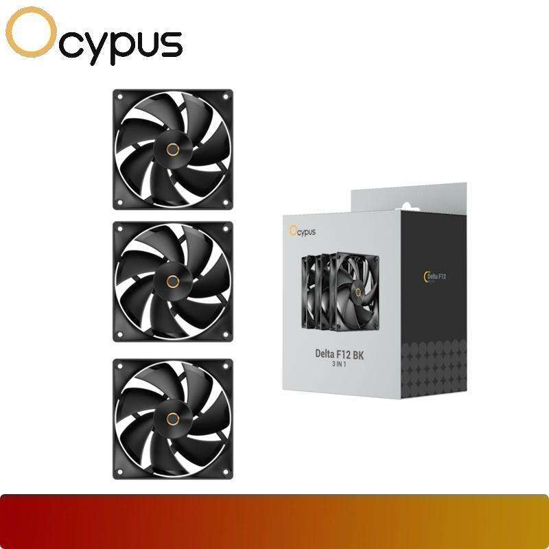 Jual Ocypus Delta F12 3in1 | High Performance Silent Fan - Black Di ...