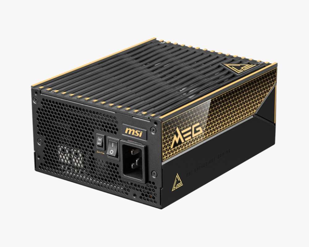 Jual Msi Meg Ai1600t Pcie5 Psu Power Supply 1600 Watt 80 Plus Titanium ...