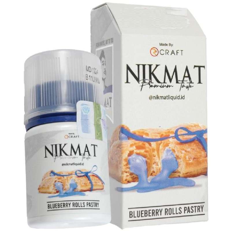 Jual Liquid Vape Nikmat V2 Blueberry Rolls Pastry Cream 60ml By Rcraft ...