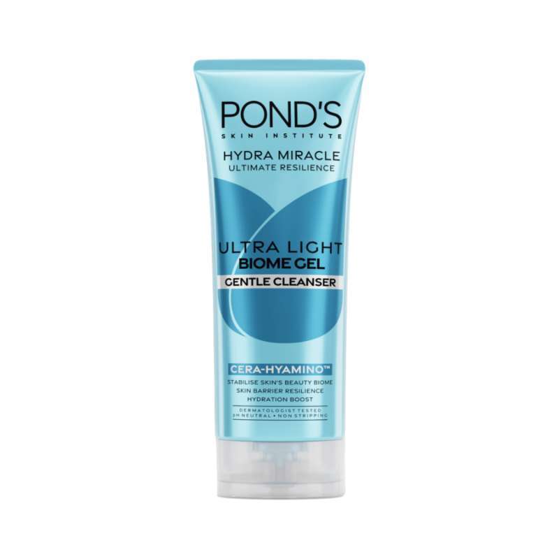 Promo PONDS Hydra Miracle Ultra Light Biome Gel Gentle Cleanser ...