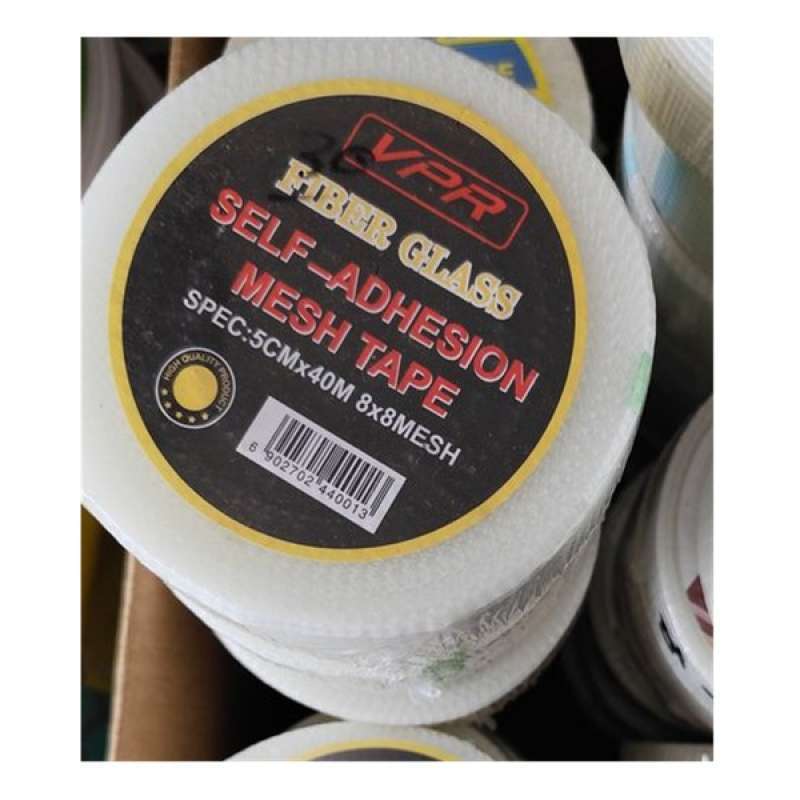 Jual Fiber Glass Mesh Tape Vpr 3cm X 40m - Lakban Gipsum Untuk Retakan ...