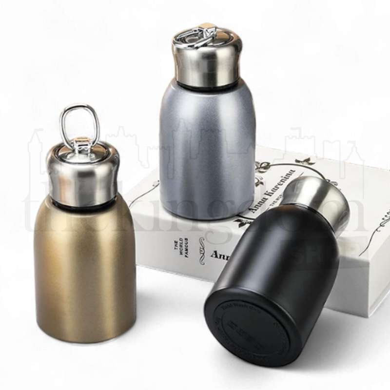 Promo Botol Minum Tumbler Mini Besi Anti Karat Insulasi Termos Air Kopi ...