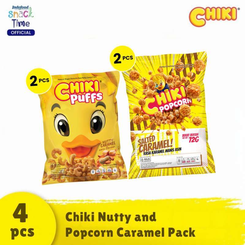 Promo Chiki Nutty And Popcorn Caramel Pack Diskon 21% Di Seller ...
