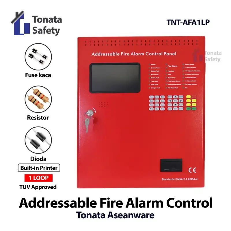 Promo Fire Alarm Control Panel Full Addressable 1 Loop With Built-in ...