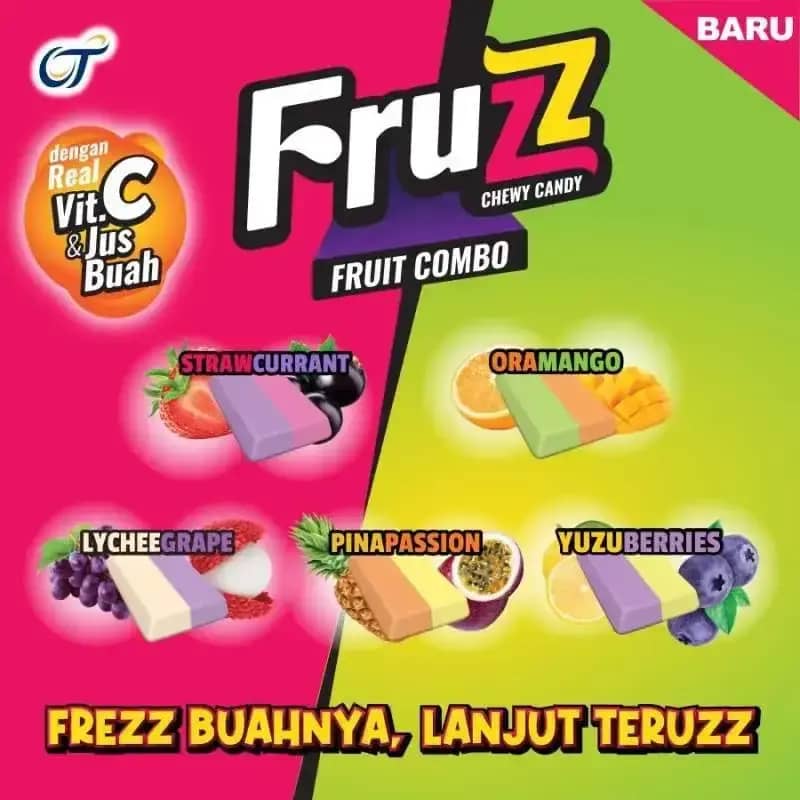 Jual Fruzz Chewy Candy 88g Fruit Combo - Permen Manis Yang Menghadirkan ...