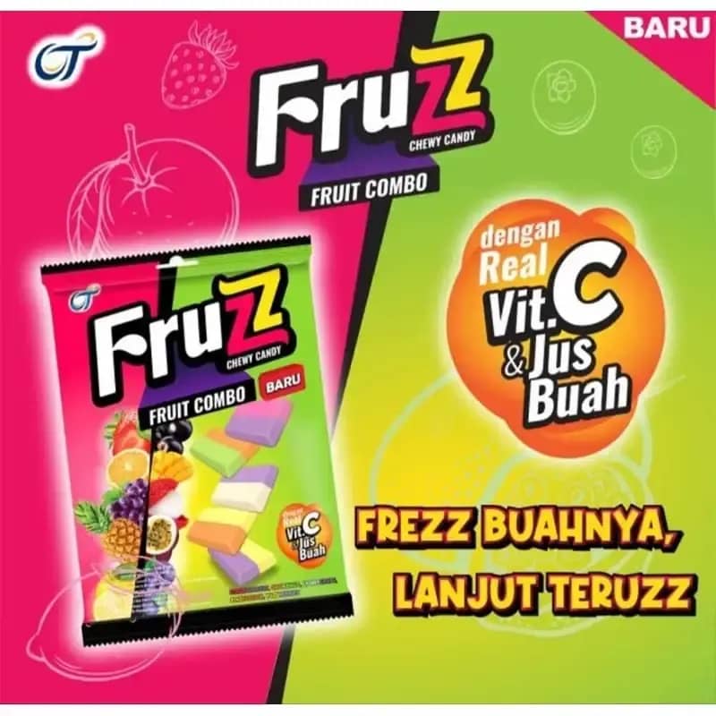 Jual Fruzz Chewy Candy 88g Fruit Combo - Permen Manis Yang Menghadirkan ...
