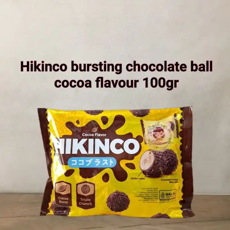 Jual Hikinco Bursting Chocolate Ball Cocoa Flavour 100gr ( Ds Bgr ) Di ...
