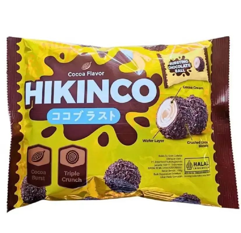 Jual Hikinco Bursting Chocolate Ball Cocoa Flavour 100gr ( Ds Bgr ) Di ...