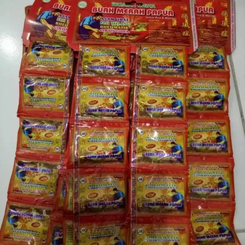 Jual Jamu Asam Urat Buah Merah Papua 🏷️ 100% Original, Harga & Kualitas ...