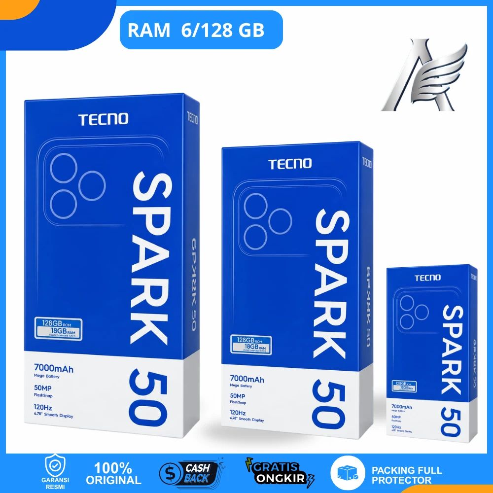 Jual Tecno Spark 50 6/128 GB Original 100% - Pink Di Seller Acs Store ...